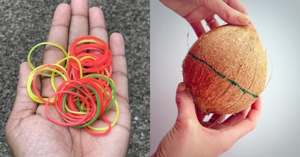 Kitchen Tips Using Rubber Band | റബ്ബർ ബാൻഡ് ഉണ്ടോ.!? തേങ്ങയിൽ ഇങ്ങനെ ...